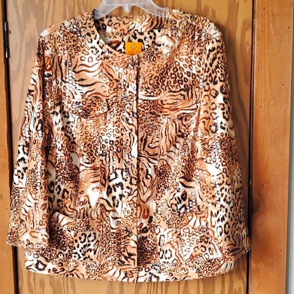Ruby Rd. | Jackets & Coats | Perfect For Fall Animal Print Jacket ...